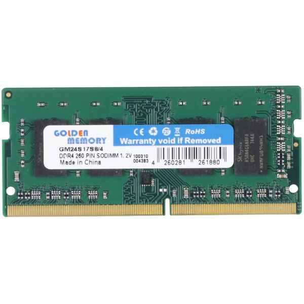 Memoria RAM DDR4 4Gb 2400Mhz para Notebook Dell - bbdi