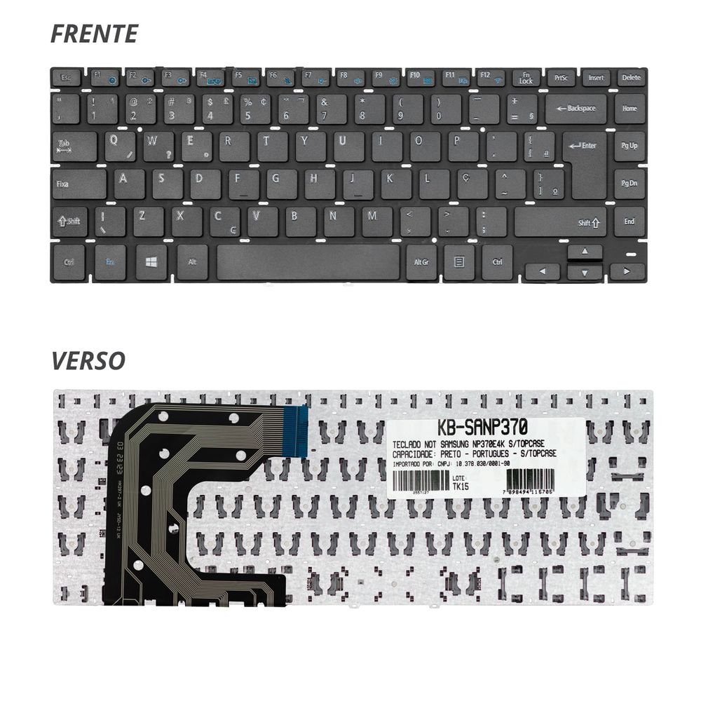 Teclado para Notebook Samsung Essentials E32-370E4k - BBDI