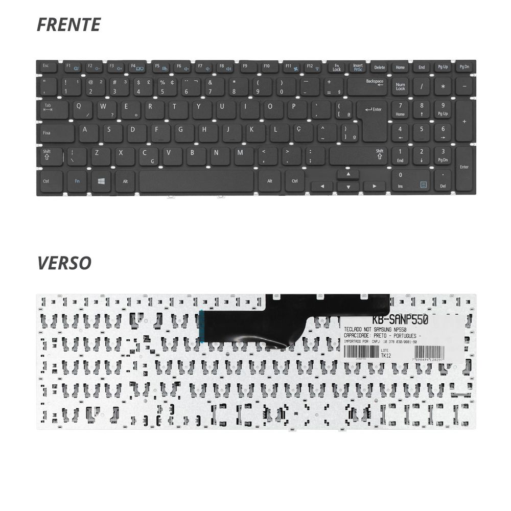 Teclado para Notebook Samsung 270E5j - BBDI