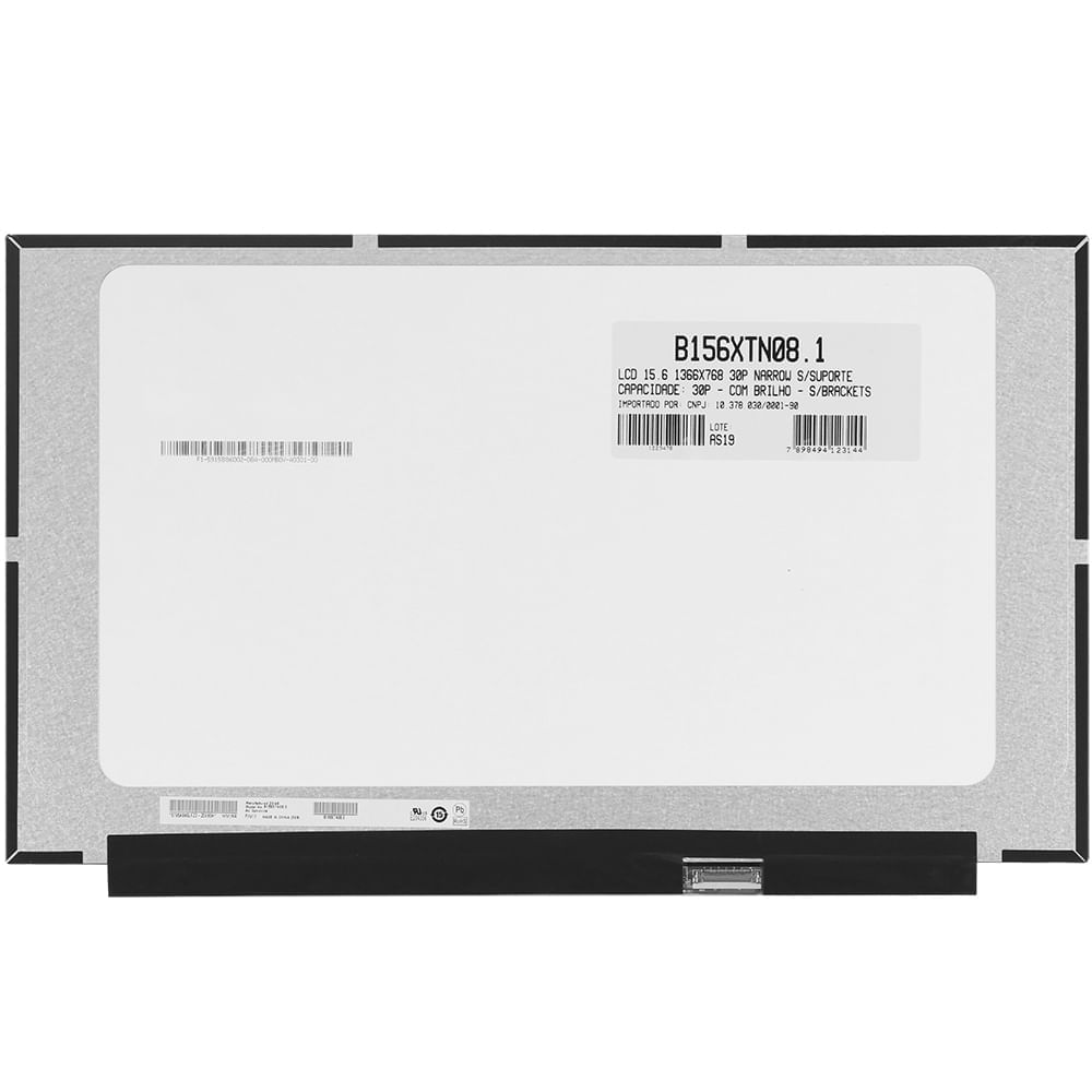 Tela 15.6" N156BGA-EA3 REV.C3 LED Slim para Notebook - BBDI