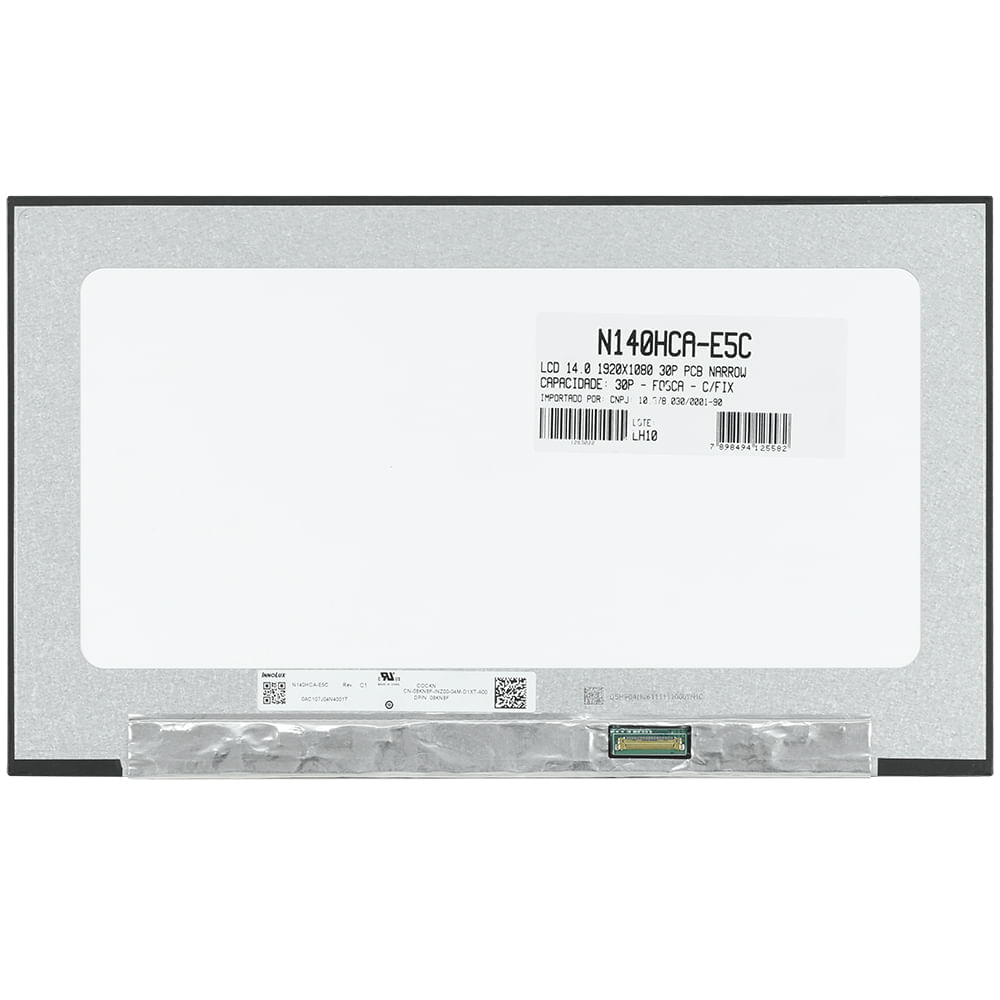 Tela 14.0" NV140FHM-N4N Full HD LED para Notebook - BBDI