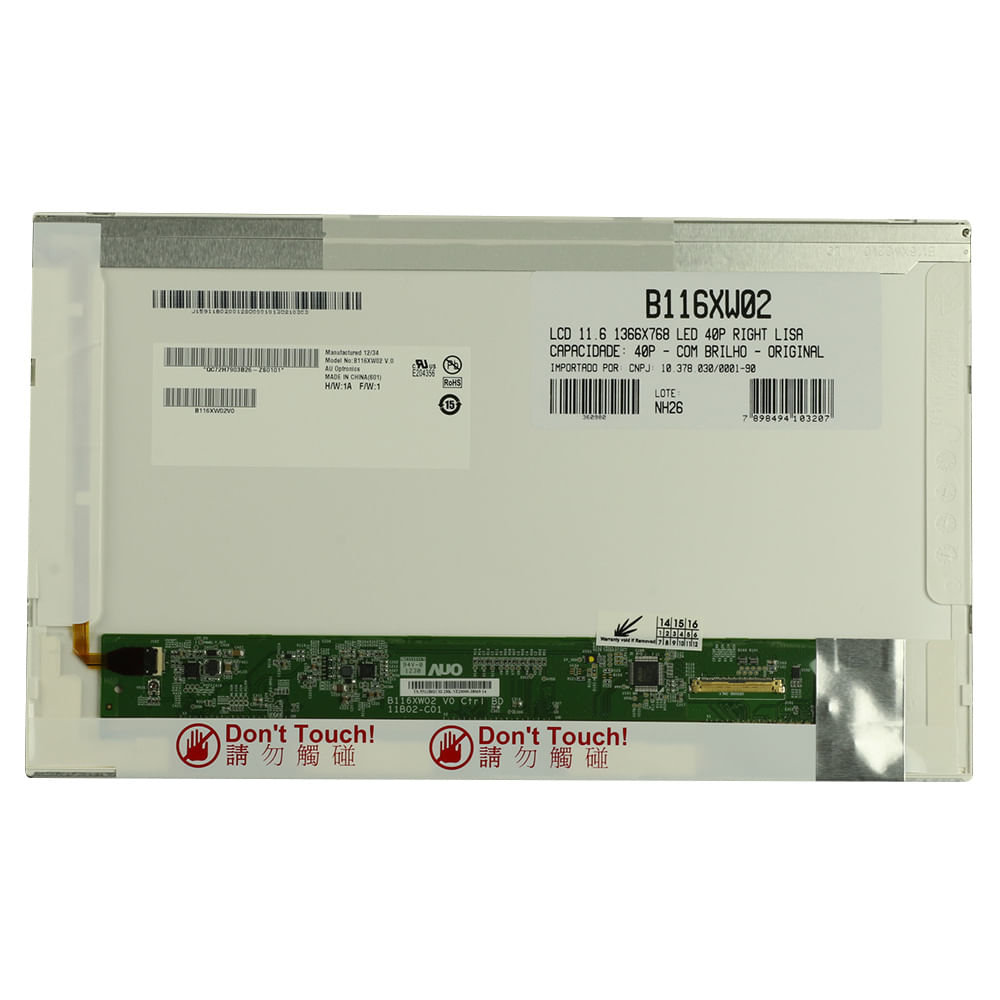 Tela 11.6" N116BGE-L21 REV.C1 LED para Notebook - BestBattery
