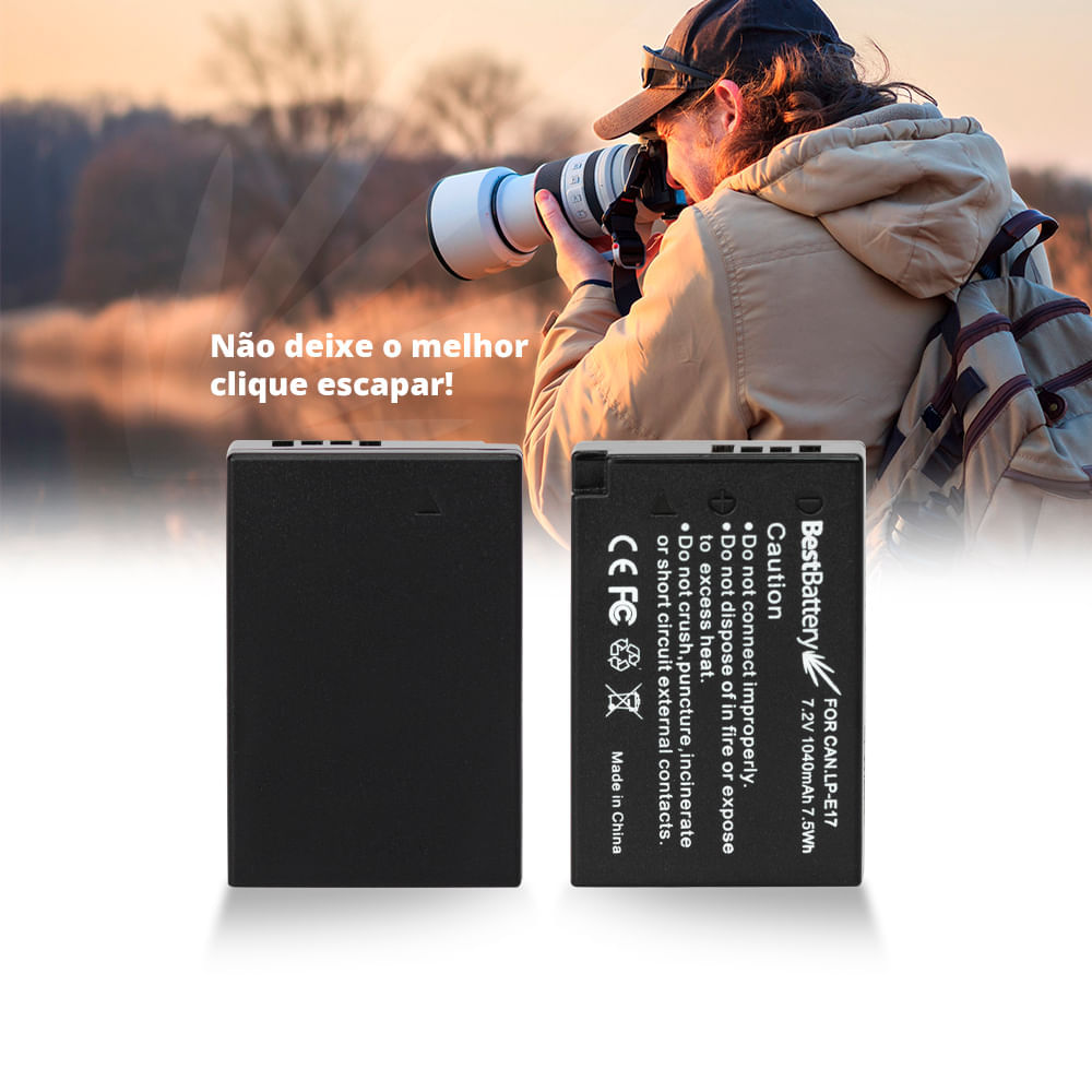 Bateria para Camera Canon EOS 250d - BestBattery