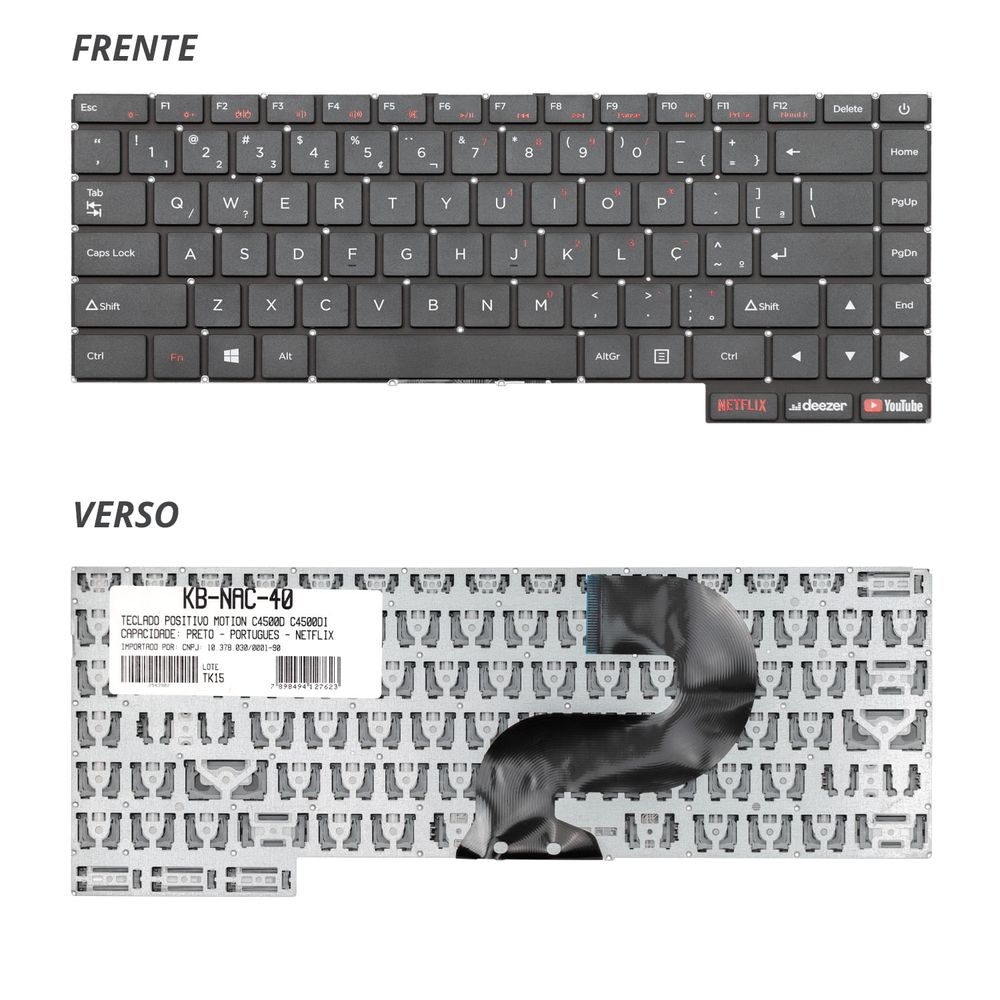 Teclado para Notebook KB-NAC-40 - BBDI