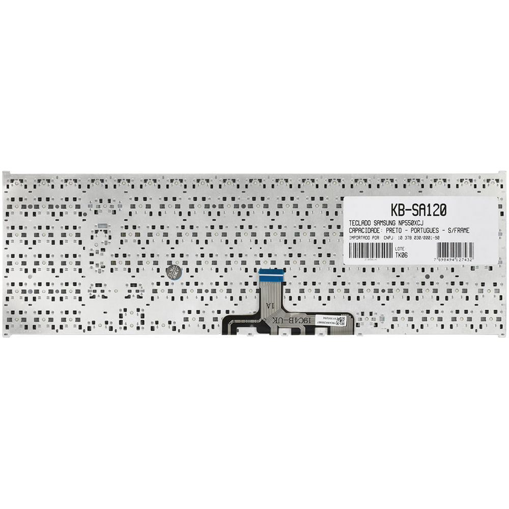 Teclado para Notebook Samsung Book NP550XDA-KH2br - BBDI Teclado para Notebook Samsung Book NP550XDA-KH2br - BBDI