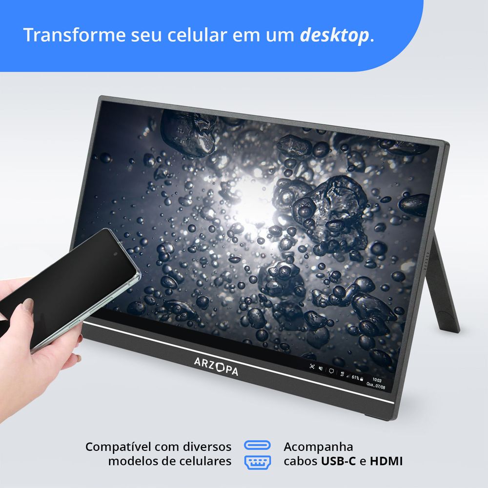 Monitor Portatil 14.0 1920x1080 IPS Full HD - BestBattery